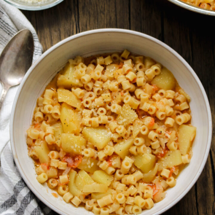 Italian Pasta with Potatoes (Pasta e Patate) - Savoring Pasta