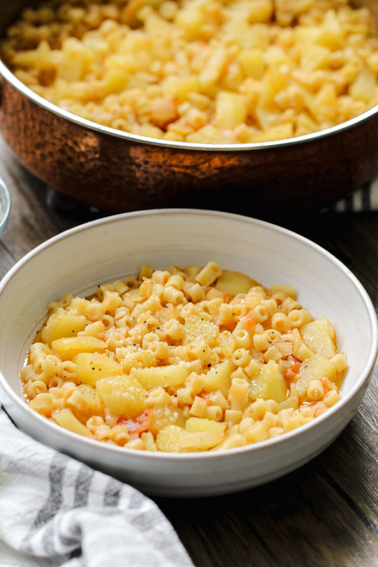 Italian Pasta with Potatoes (Pasta e Patate) - Savoring Pasta