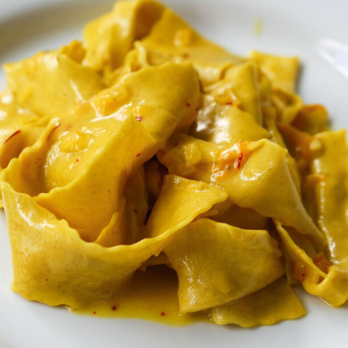 BEST Creamy Saffron Sauce for Pasta - Savoring Pasta