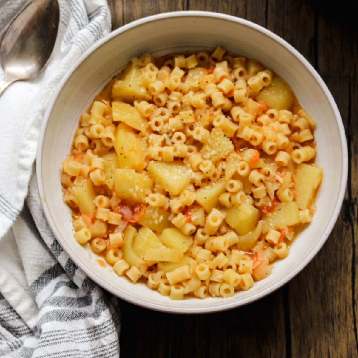 Italian Pasta with Potatoes (Pasta e Patate) - Savoring Pasta