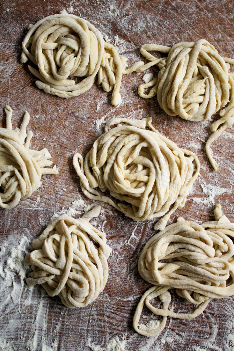 Homemade Pici Pasta Recipe (Hand Rolled) - Savoring Pasta