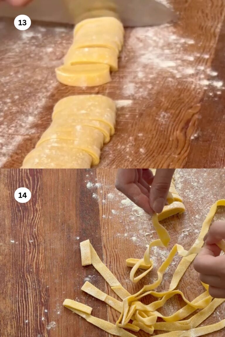 How to Make Tagliatelle Pasta (Homemade) - Savoring Pasta